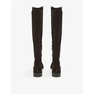 Steve Madden Resonate Suede Flat Knee-high Boots