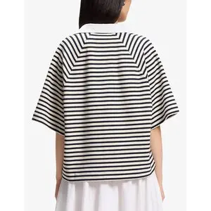 BOSS Striped Cotton-blend Polo Shirt