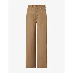 UMA WANG Phyllis Straight-leg Wool-blend Trousers - Tan
