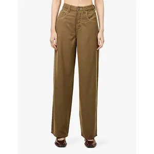 UMA WANG Phyllis Straight-leg Wool-blend Trousers