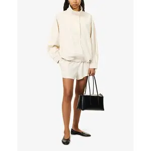 Dissh Rory High-neck Cotton And Linen-blend Track Jacket