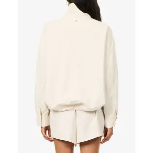 Dissh Rory High-neck Cotton And Linen-blend Track Jacket