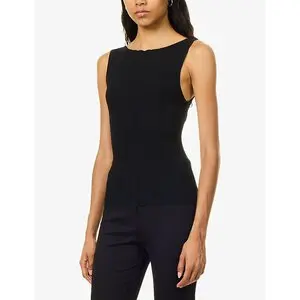 Dissh Dove Ribbed Jersey Tank Top