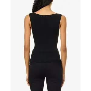 Dissh Dove Ribbed Jersey Tank Top