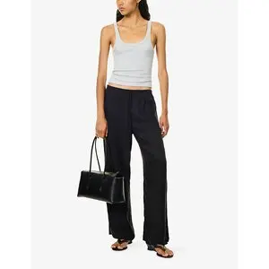 Dissh Phoebe Scoop-neck Cotton-blend Tank Top