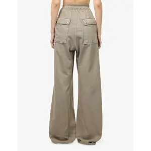 Rick Owens Geth Belas Cotton Jogging Bottoms - Mineral