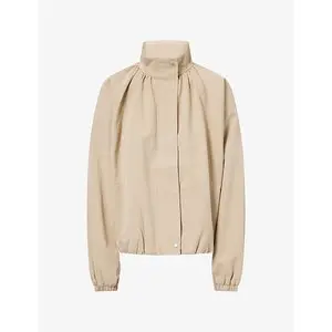 Dissh Oaklee Batwing-sleeve Cotton-blend Jacket - Stone