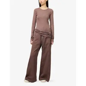 Rick Owens Basic Long-sleeve Cotton T-shirt