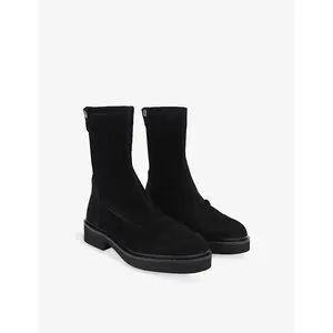 Steve Madden Myer Flat Suede Ankle Boots