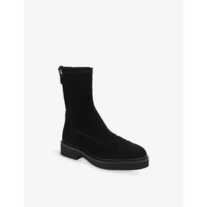 Steve Madden Myer Flat Suede Ankle Boots