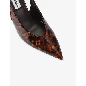 Steve Madden Amdromeda Printed Leather Sling-back Courts