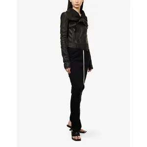 Rick Owens Pillar Draped Cotton Maxi Skirt