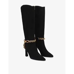 Steve Madden Skorcher Suede Heeled Knee-high Boots