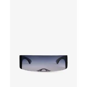 RETROSUPERFUTURE X Mm6 Curved-frame Acetate Sunglasses - Brown