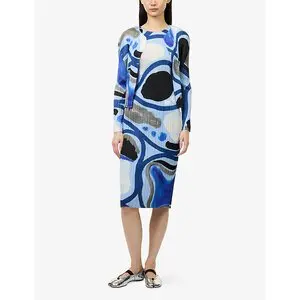 Issey Miyake Roll Patterned Knitted Cardigan
