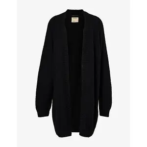 Frenckenberger Big Knit Wool-and-cashmere Cardigan - Black