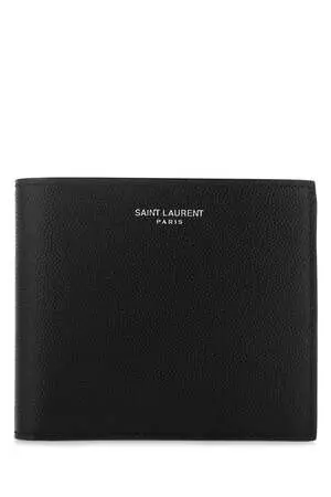 Saint Laurent Leather Wallet - Black