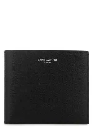 Saint Laurent Leather Wallet - Black
