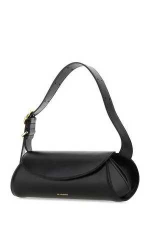 JIL SANDER Leather Small Cannolo Shoulder Bag
