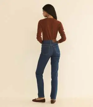 DÔEN Heath Cashmere Henley