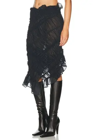 Magda Butrym Ruched Skirt