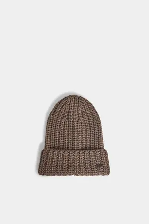 Dsquared2 Après Ski Knit Beanie - Brown