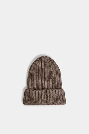 Dsquared2 Après Ski Knit Beanie - Brown