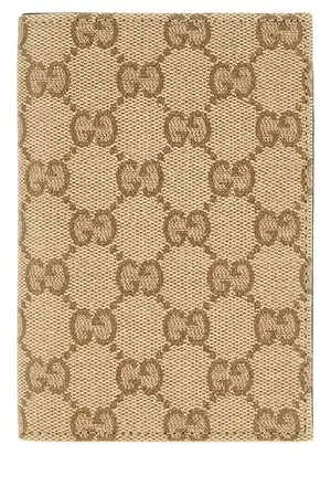 Gucci Gg Canvas Essence Classic Passport Holder - Multicolor