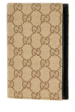 Gucci Gg Canvas Essence Classic Passport Holder