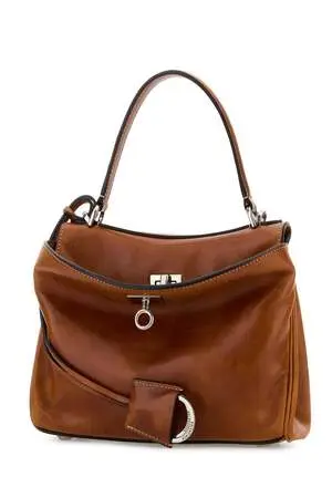 Balenciaga Caramel Leather Mini Rodeo Handbag - Brown