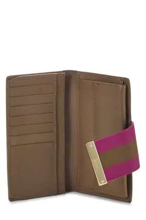 Gucci Original Gg Canvas Web Bar Wallet