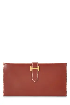 Hermès Brique Box Bearn Wallet