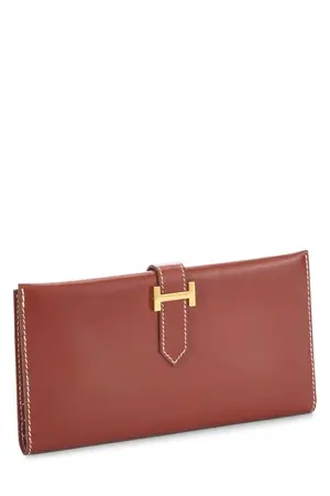 Hermès Brique Box Bearn Wallet