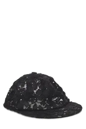 Chanel Lace Hat - Black