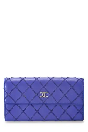 Chanel Lambskin Long Flap Wallet