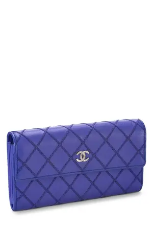 Chanel Lambskin Long Flap Wallet