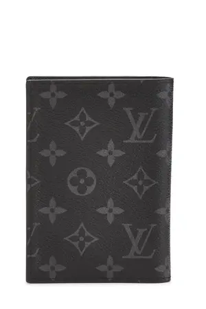 LOUIS VUITTON Monogram Eclipse Canvas Passport Cover
