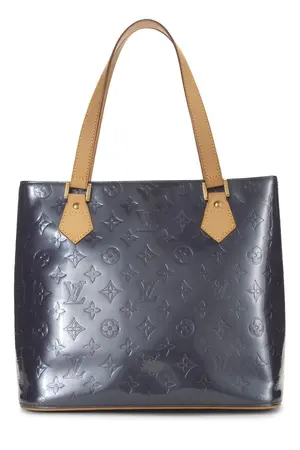 LOUIS VUITTON Indigo Monogram Vernis Houston