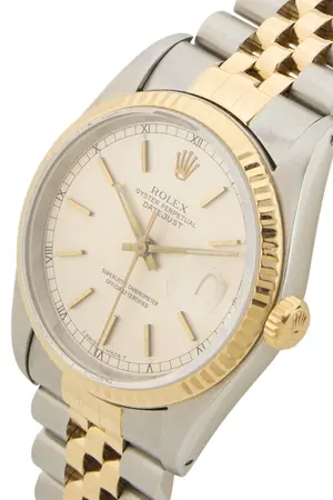 Rolex Champagne Dial Datejust Watch 16233