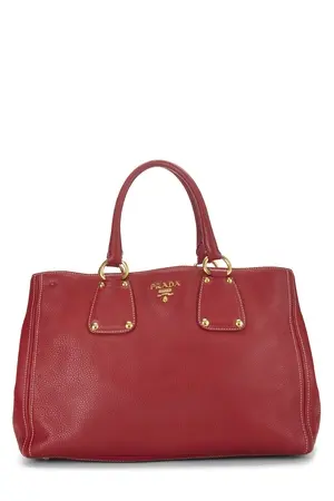 Prada Vitello Daino Convertible Tote