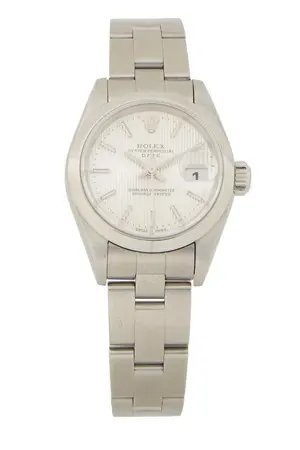 Rolex Tapestry Dial Datejust 69160 - Silver