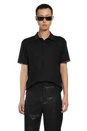 Gucci Silk Jersey Polo Shirt