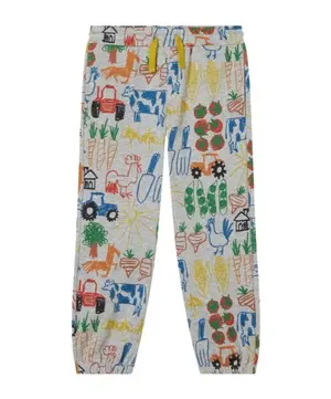 Stella McCartney Elastic Waist Casual Pants - Gray