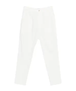 Eleventy Casual Pants With Belt Loops - White