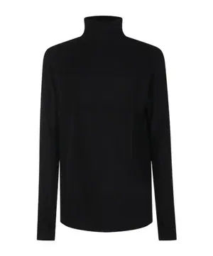 THOM KROM Mock-neck T-shirt - Black