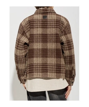ALLSAINTS Textured Plaid Shirt Jacket