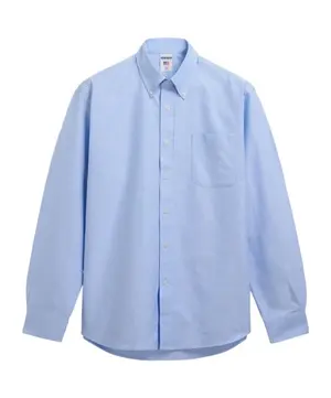 SEBAGO Button-down Oxford Shirt - Sky-blue