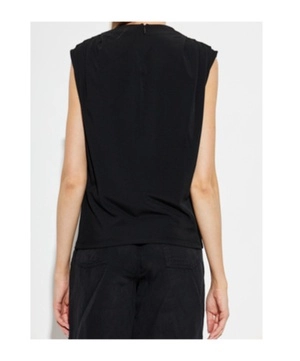 ALLSAINTS Draped Sleeveless Mock Neck Top