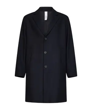 HEVO Single-breasted Coat - Black
