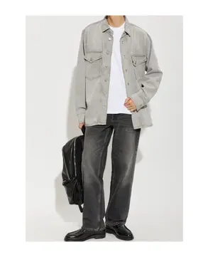ALLSAINTS Denim Long Sleeve Shirt